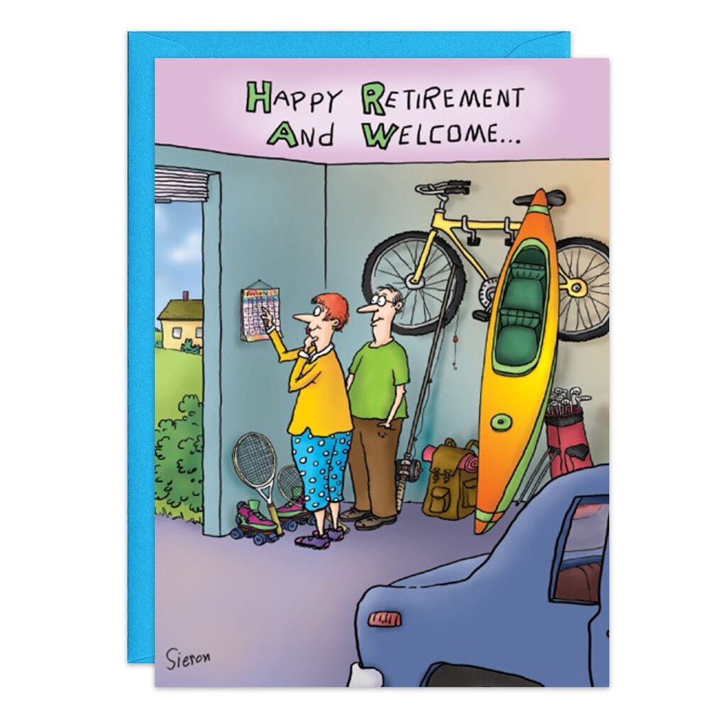 7 Day Weekend Happy Retirement Card - 9186 | Oatmeal Studios