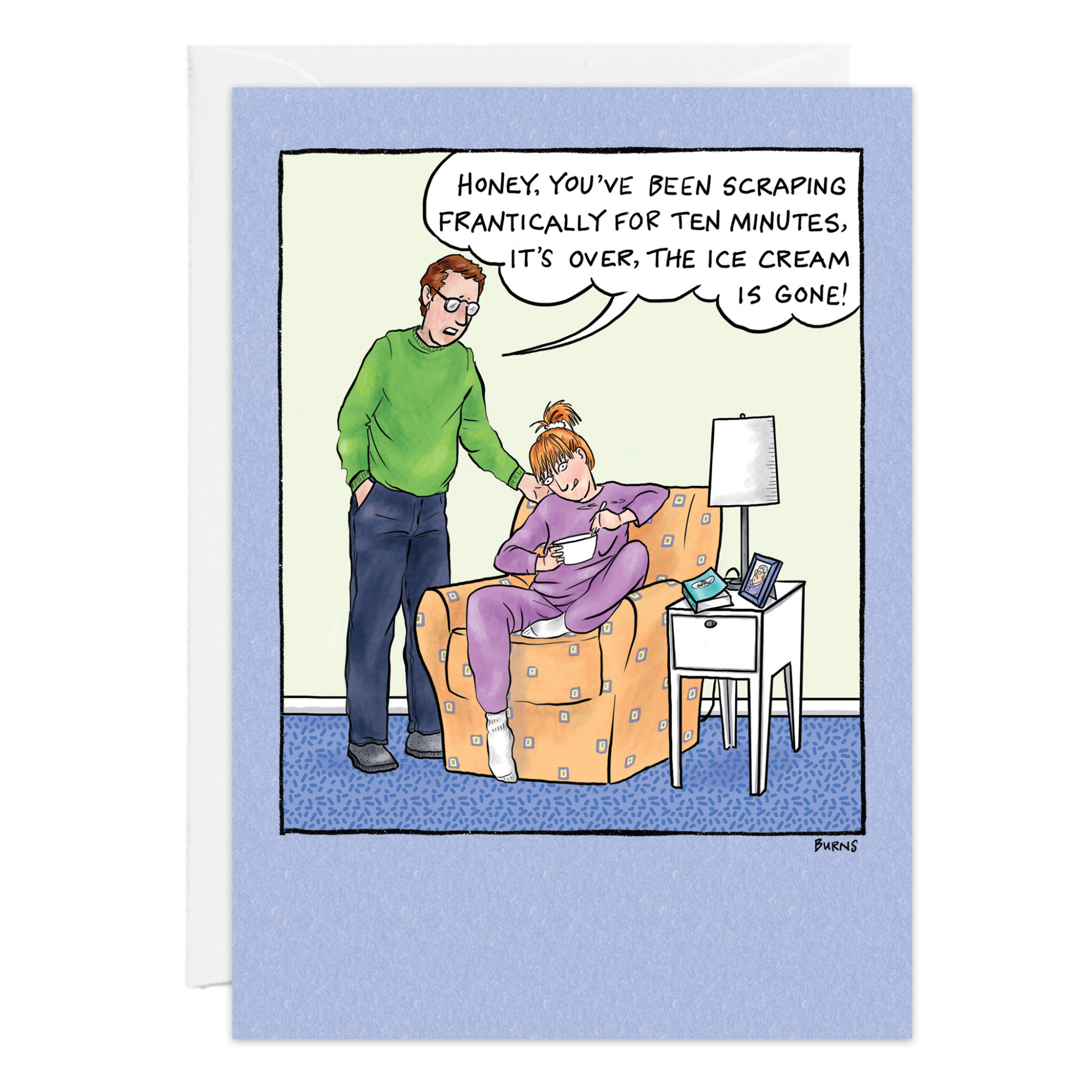 Scraping Frantically Birthday Card - 9456 | Oatmeal Studios